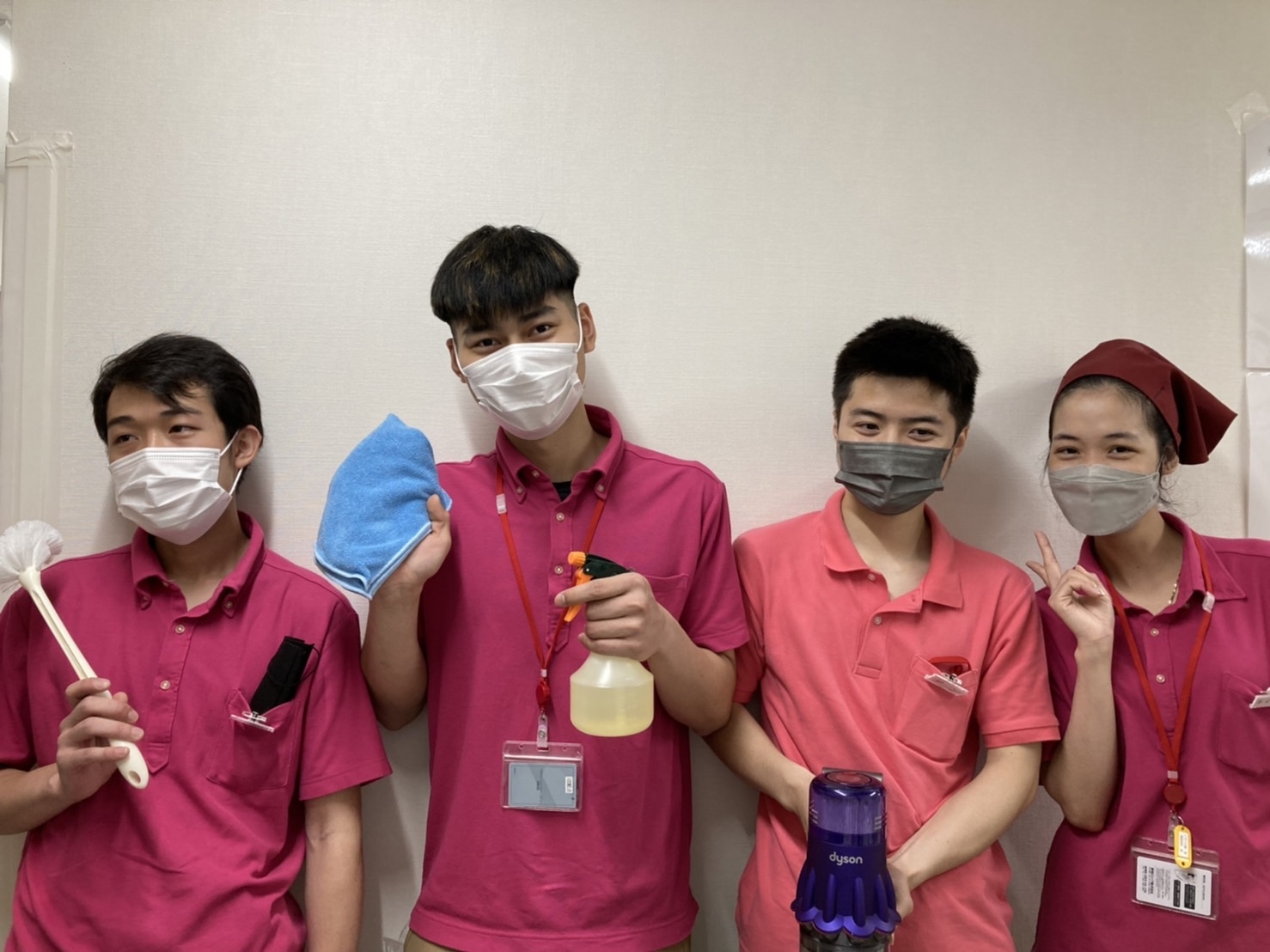 [Hotel cleaning] Japanese customer service is just greeting customers ...